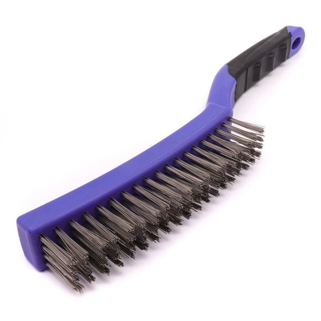 STAINLESS STEEL WIRE BRUSH (4 ROW) - Cottam Brush