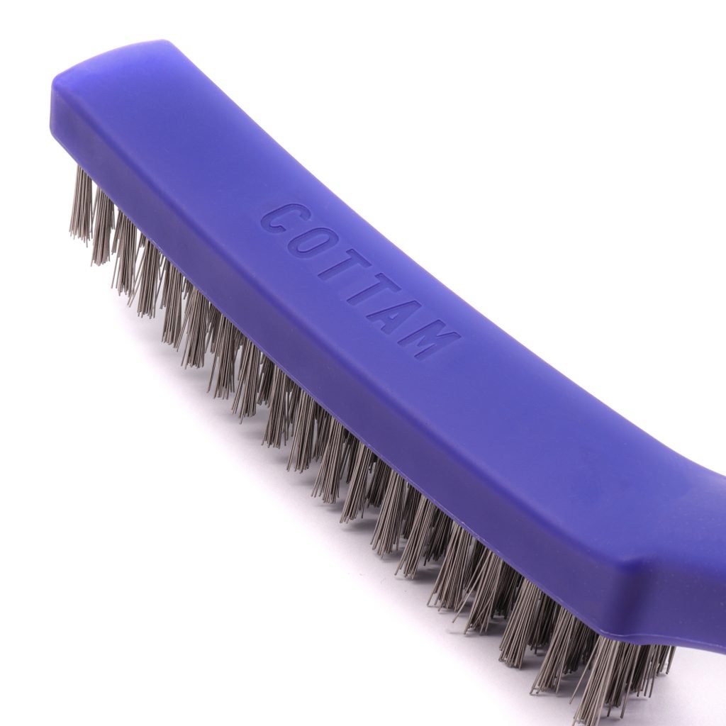 STAINLESS STEEL WIRE BRUSH (4 ROW) - Cottam Brush