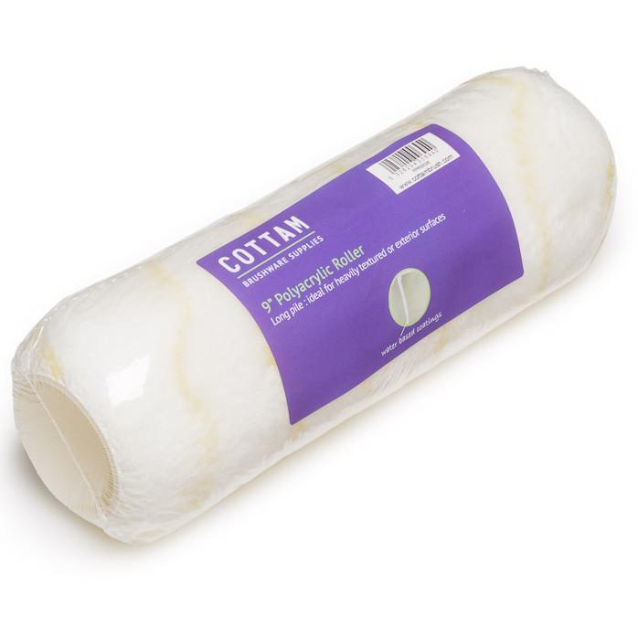 POLYACRYLIC ROLLER SLEEVE – LONG PILE (9 INCH) - Cottam Brush